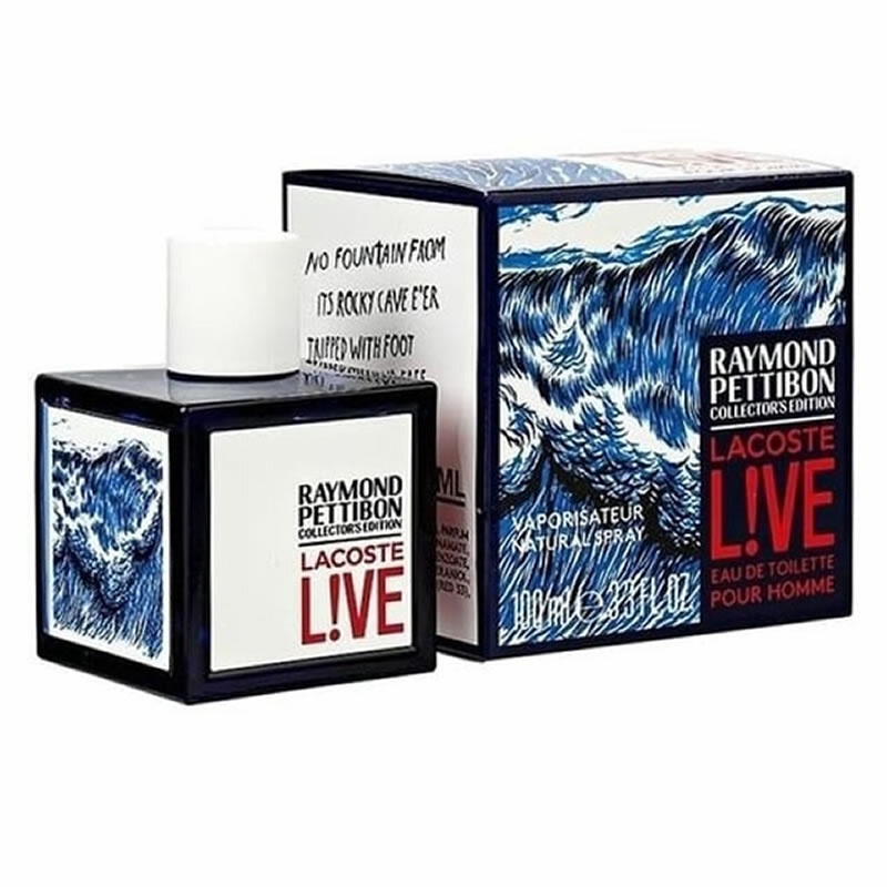 Perfume Masculino Lacoste Live Raymond Pettibon Collectors EDT 100ml ...