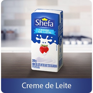 Creme de Leite Shefa - 200g | Shopee Brasil