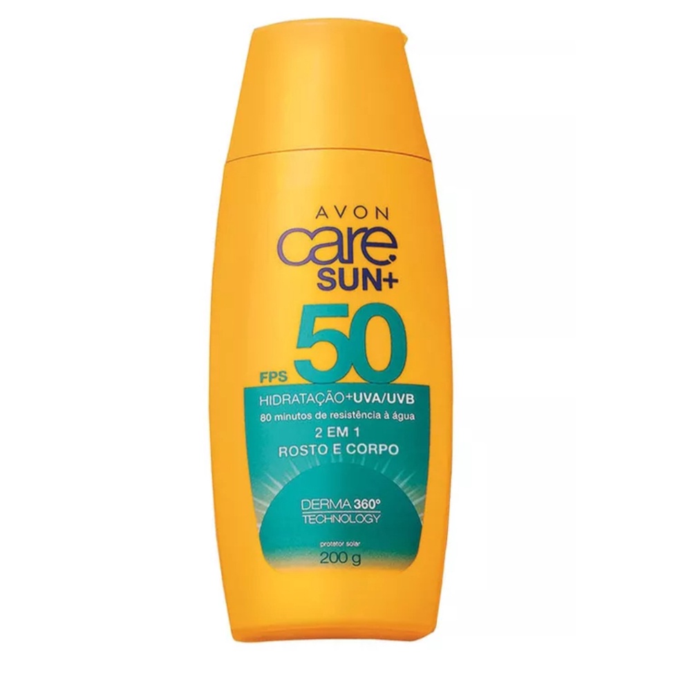 Protetor Solar 2 em 1 Rosto e Corpo Avon Care Sun+ 50 FPS 200g | Shopee Brasil