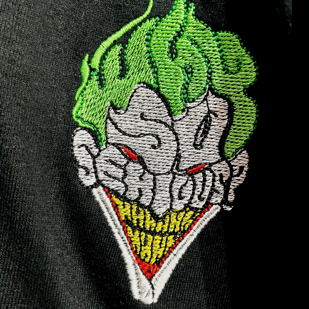 Camiseta Joker BORDADA "WHY SO SERIOUS?" - 100% ALGODÃO | Shopee Brasil