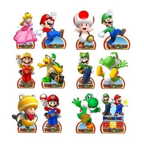 Kit 10 - Display De Mesa | Mario Bros | Shopee Brasil
