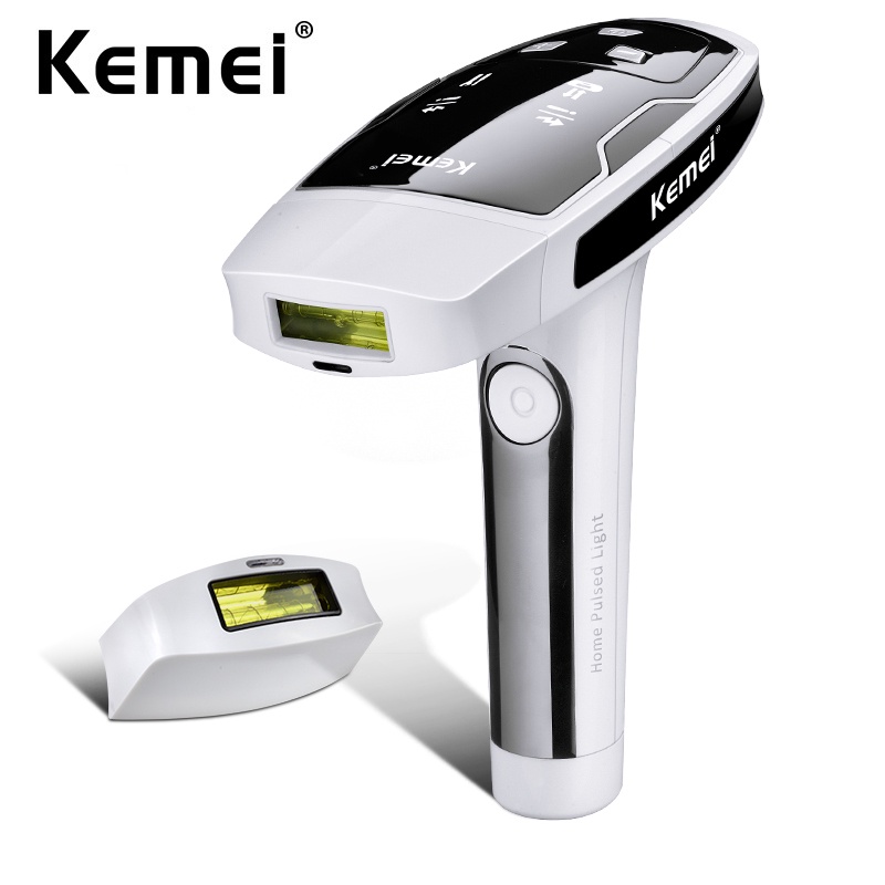 Máquina De Depilação A Laser Kemei Lady Depiladora Permanente Sem Dor ...
