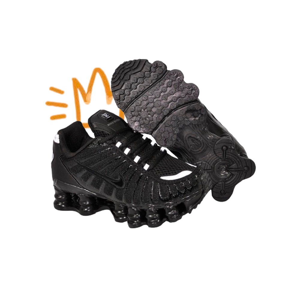 Tenis 12 Molas Preto Refletivo ou Branco Refletivo | Shopee Brasil