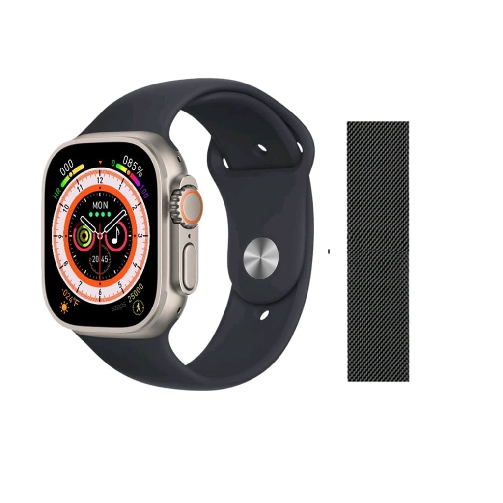 Relógio Inteligente Smartwatch Gs8 Ultra Series 8 Nfc Siri - Prata ...