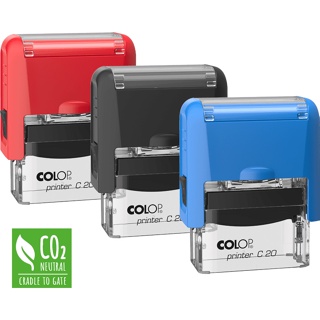 Carimbo Colop c10 diversas cores | Shopee Brasil