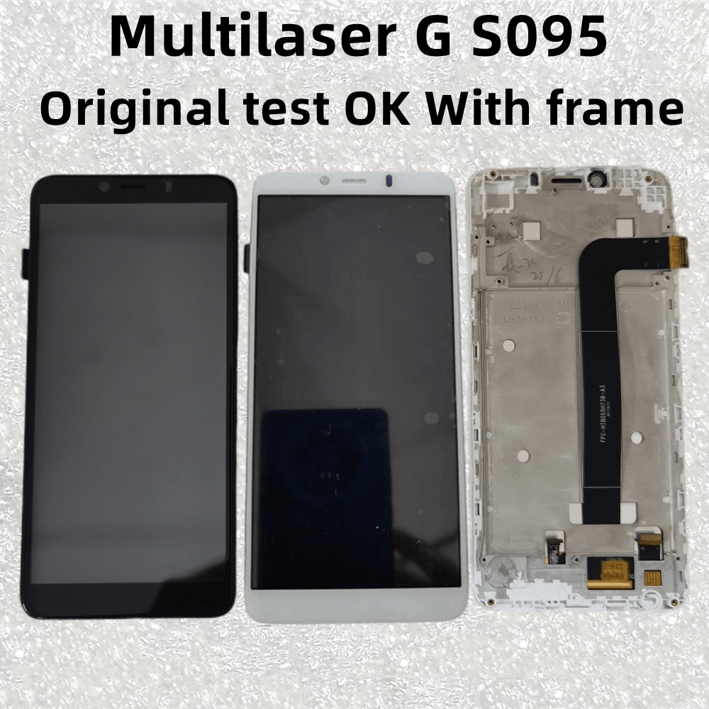 Para multilaser g s095 lcd Tela , Sensível Ao Toque Do Telefone Celular Módulo De Montagem ...