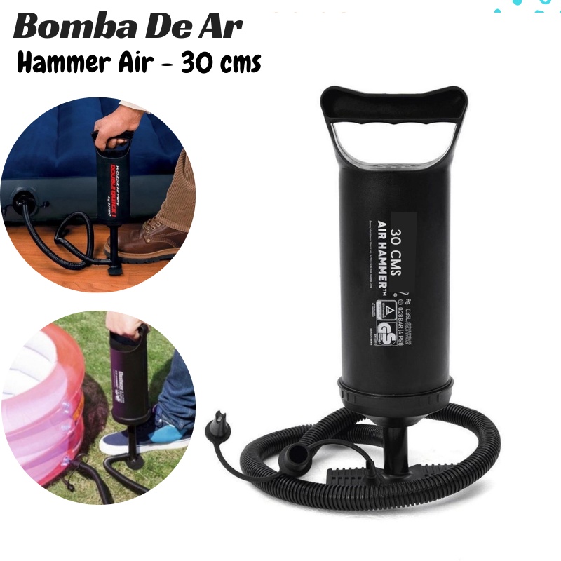 Bomba de Ar - Air Hammer 30cm - Ideal Para Piscina Infláveis, Boias ...