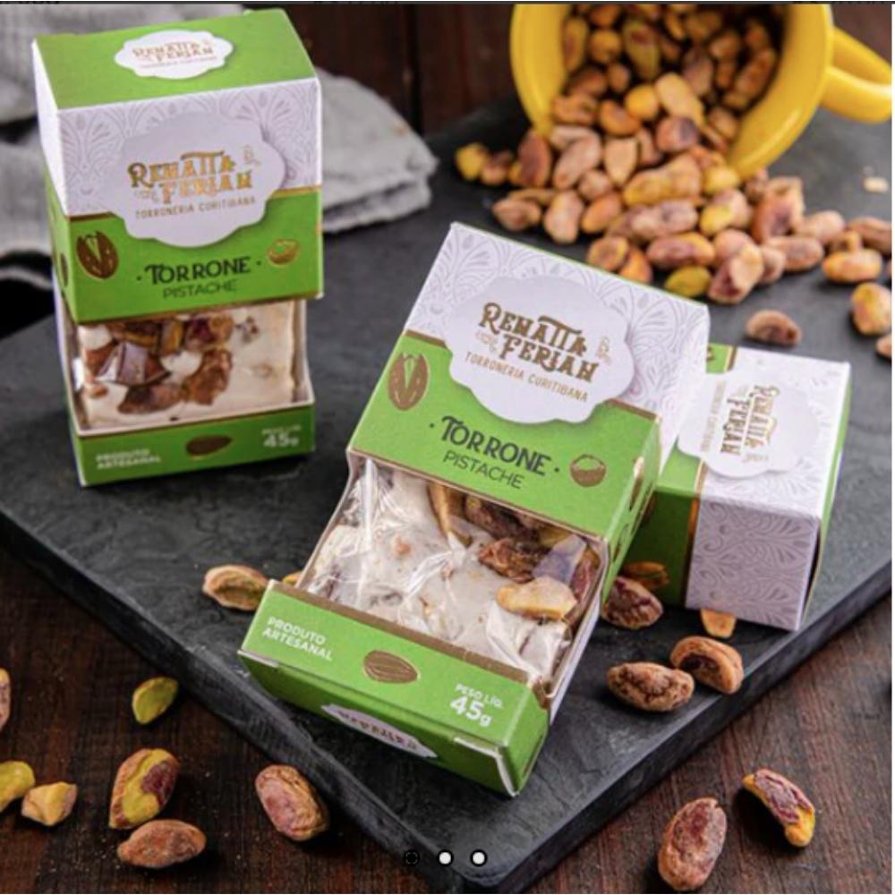 Torrone Pistache RENATA FERJAN 45G | Shopee Brasil