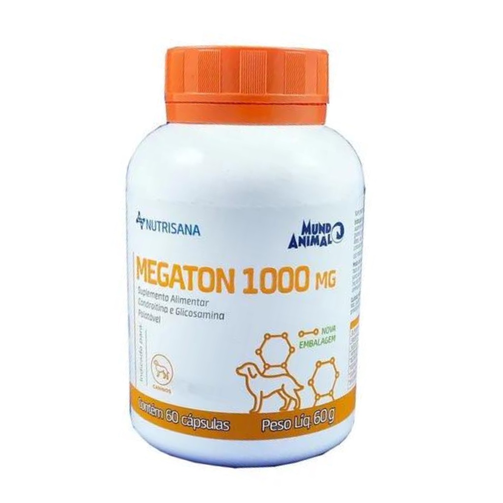 Megaton 1000mg Suplemento Alimentar 60 Cápsulas | Shopee Brasil
