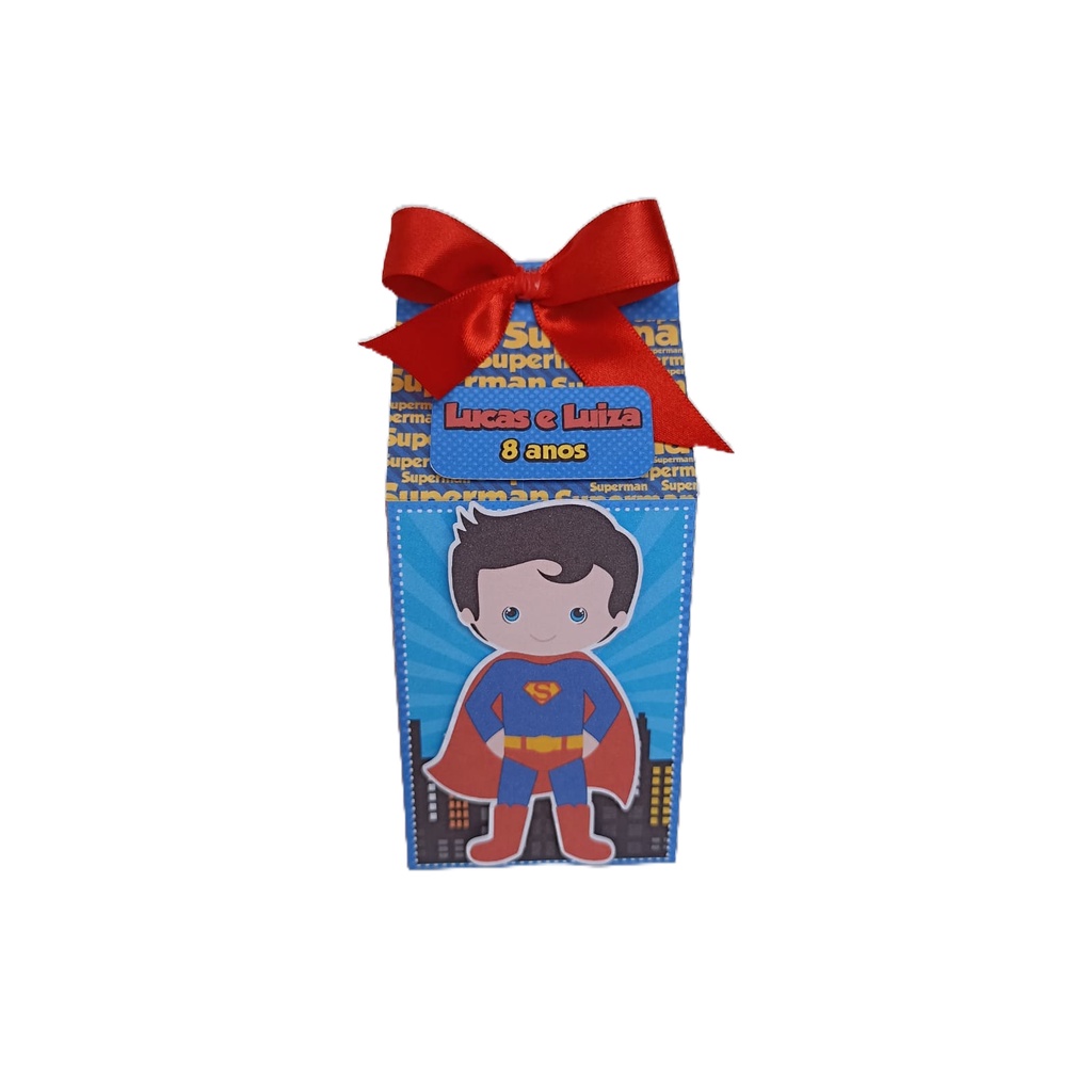 Pacote Caixas Milk 10 Itens Superman | Shopee Brasil