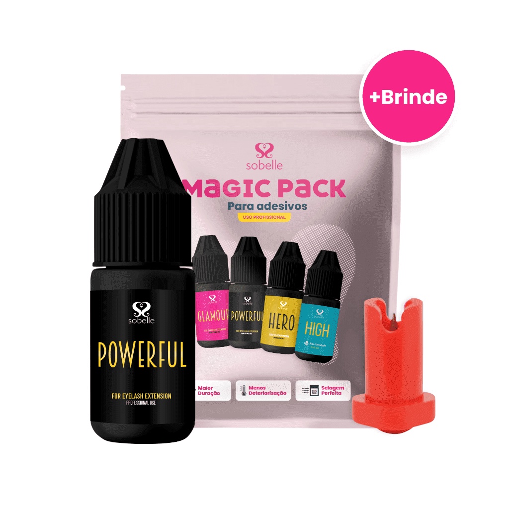 Cola Sobelle Powerful 3ml Adesivo Extensão De Cílios | Shopee Brasil