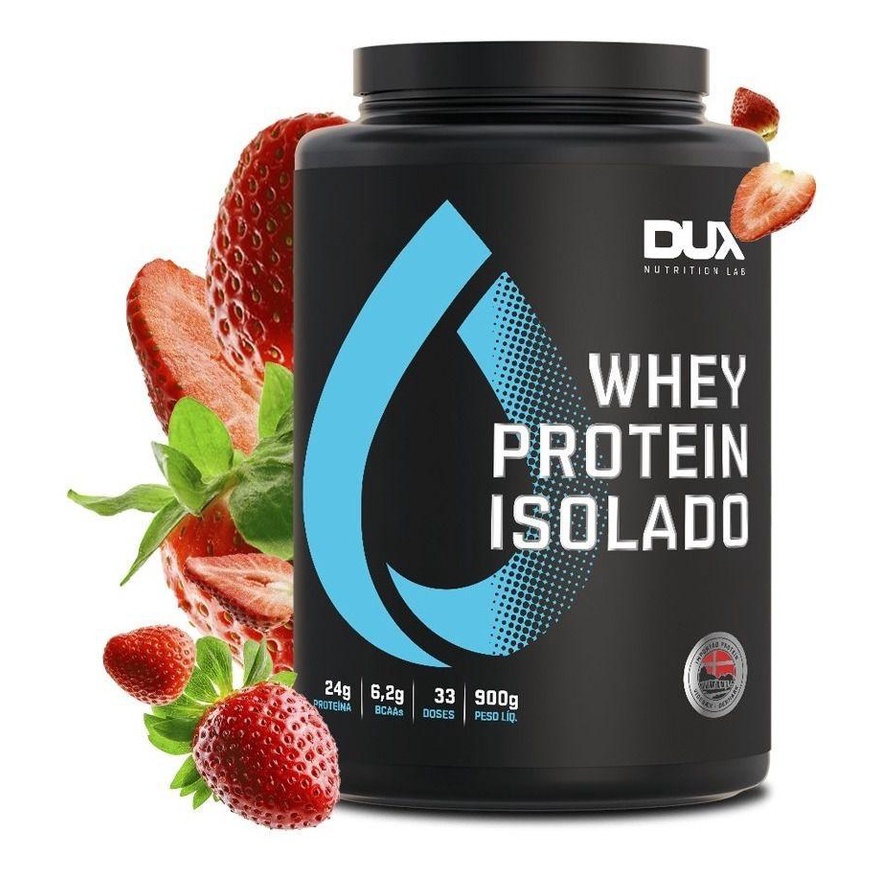 Whey Protein Isolado Morango Pote 900g Shopee Brasil