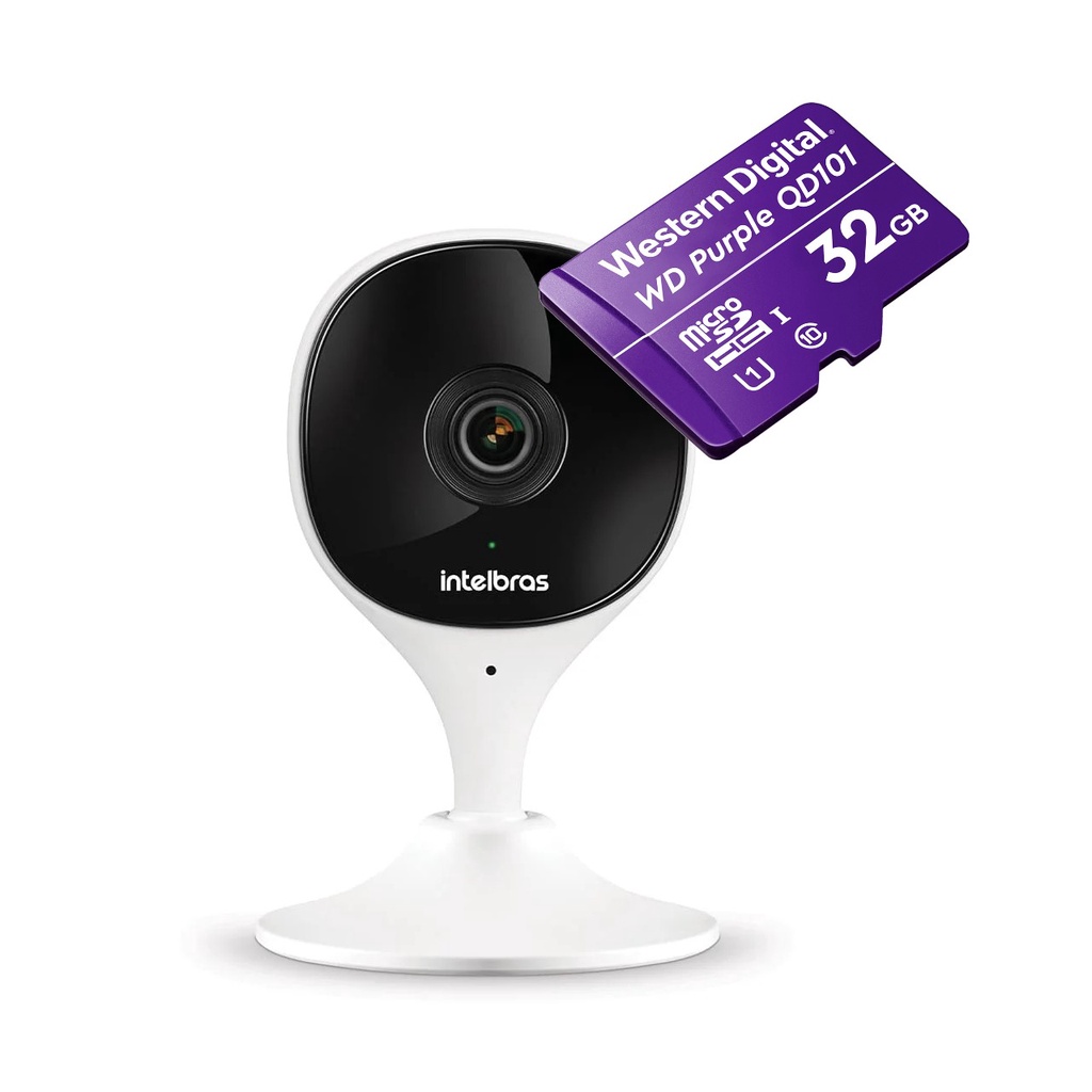CAMERA MIBO INFRA IMX C WIFI HD FULL HD COM MICROSD 32GB - INTELBRAS ...