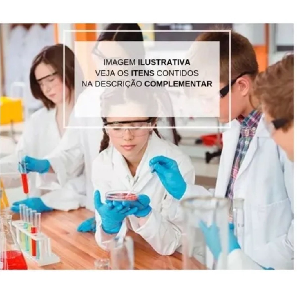 Kit De Vidrarias Para Laboratórios Escolares Básico 5 Becker Frasco ...