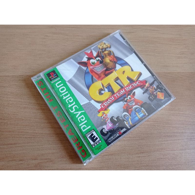 Crash Bandicoot CTR Crash Team Racing PS1 completo original | Shopee Brasil