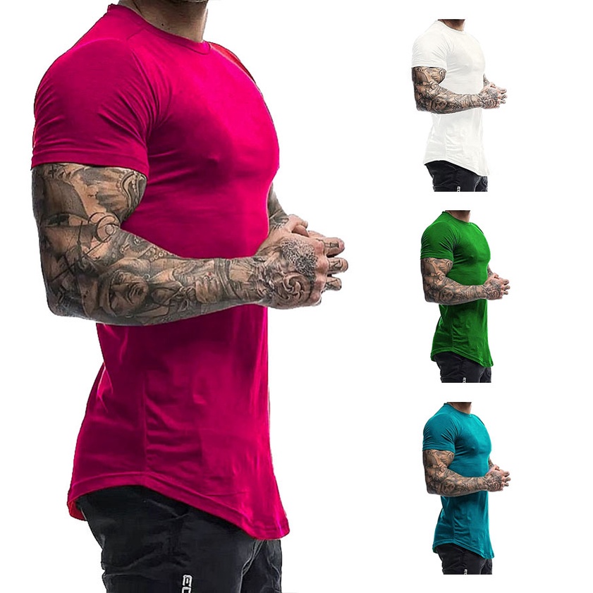 Camiseta Tumbler Blusas Pronta entrega Casual Rasgada Masculino ...