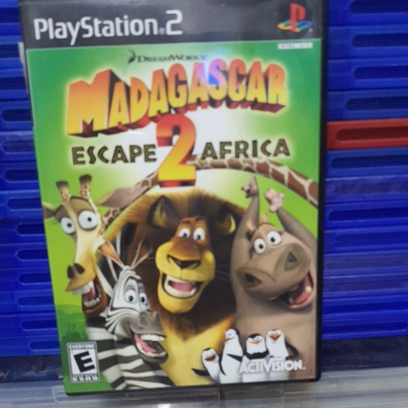 JOGO PS2 - MADAGASCAR 2 - escape africa | Shopee Brasil