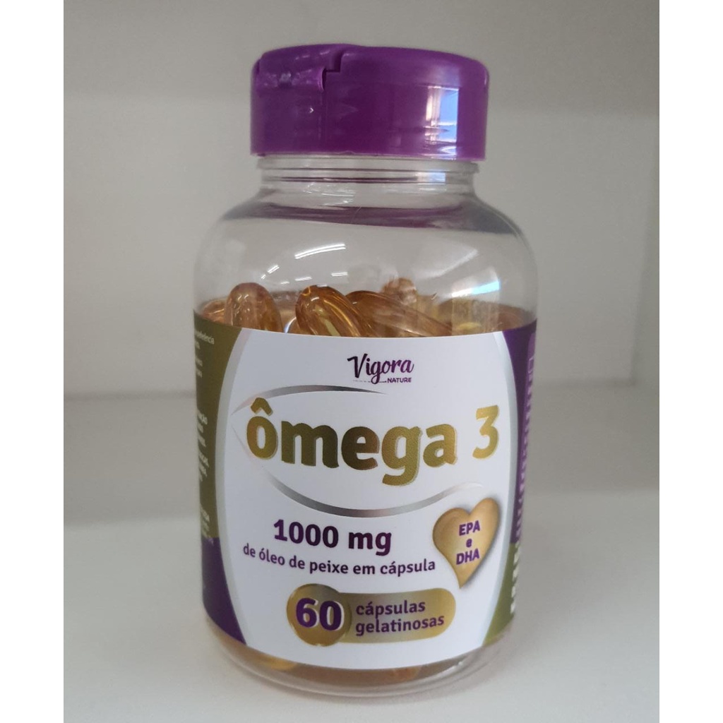 Ômega 3 Vigora (60 Cápsulas) | Shopee Brasil