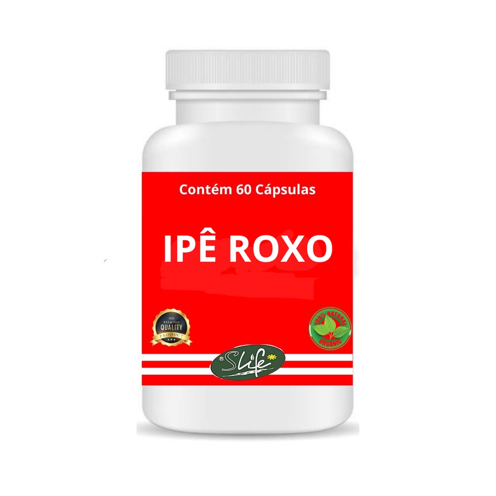 Ipê Roxo 100% Natural 60 Cápsulas | Shopee Brasil