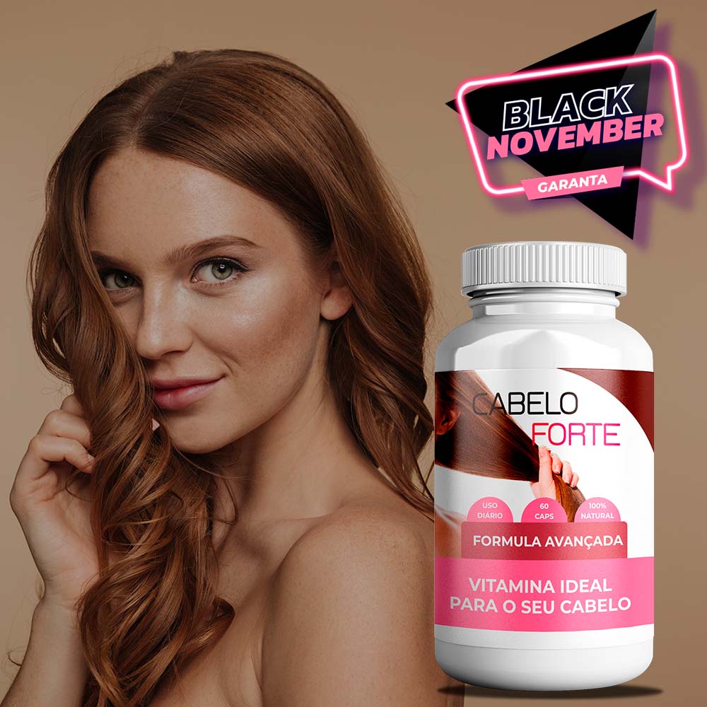 Cabelo Forte Suplemento Alimentar - 60 Caps | Shopee Brasil