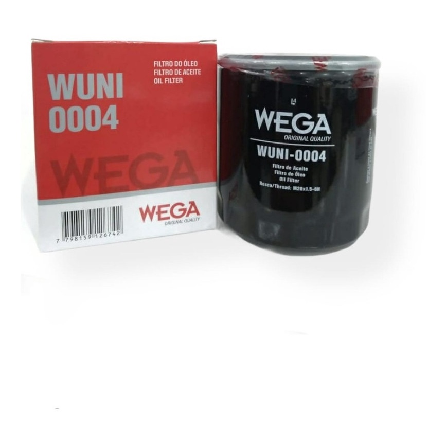Filtro de óleo Wega WUNI-0004 Fiat | Shopee Brasil