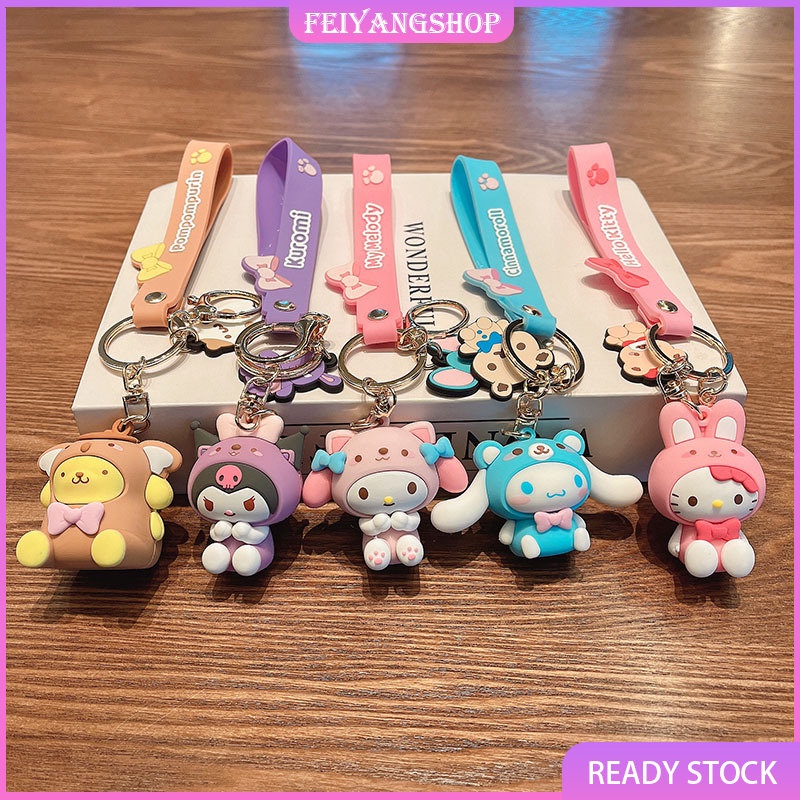 Sanrio Kuromi Cinnamorol Onpompurin Mymelody Chaveiro Porta-Chaves | Shopee Brasil