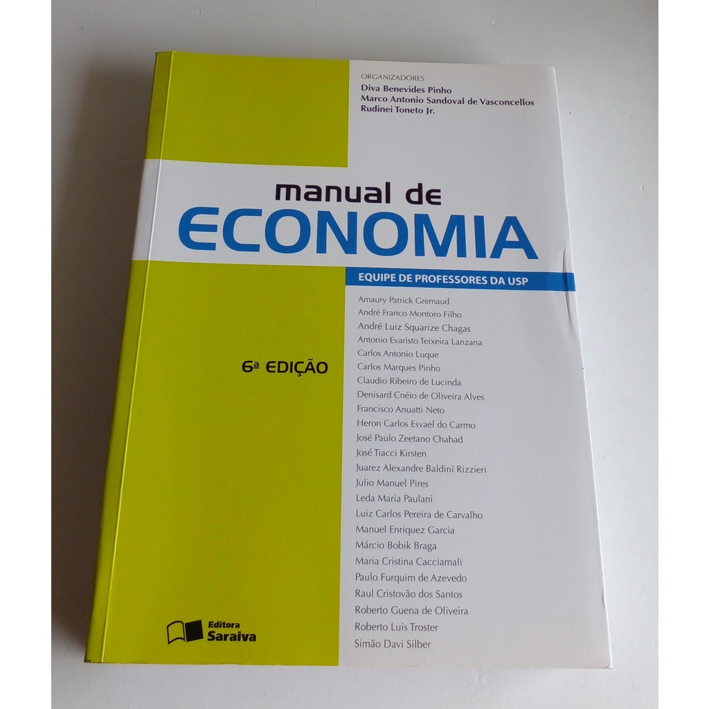 MANUAL DE ECONOMIA, Amaury Patrick Gremaud e outros | Shopee Brasil