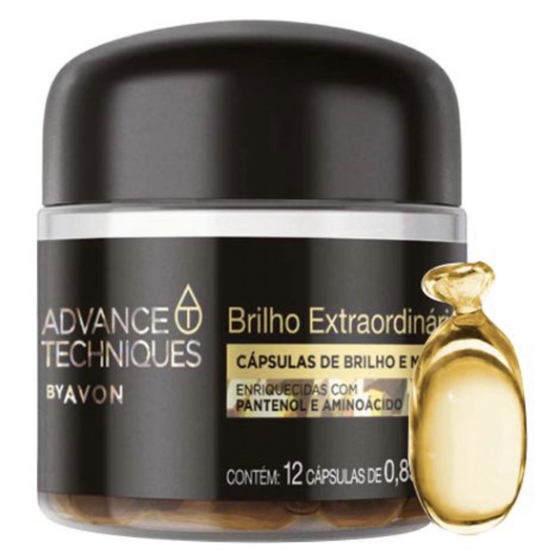 Cápsulas para Brilho e Maciez - Brilho Extraordinário Avon - 12 ...