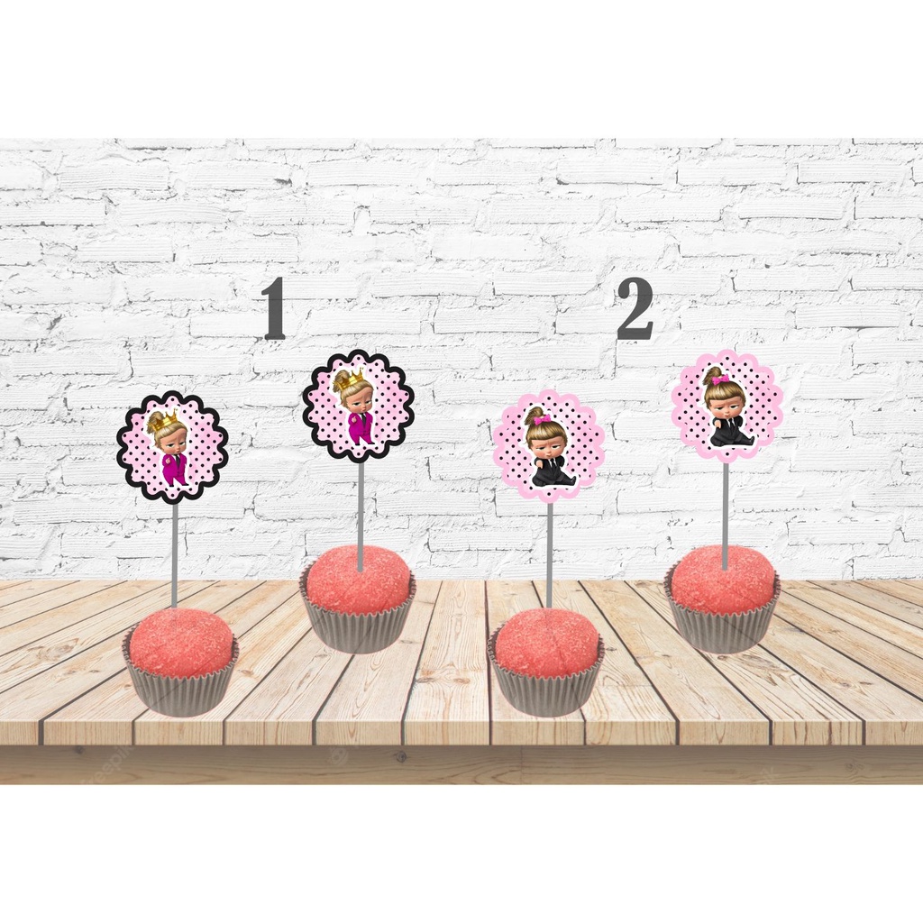 50 Toppers de Docinhos e/ou Cupcake Personalizados tema Poderosa ...