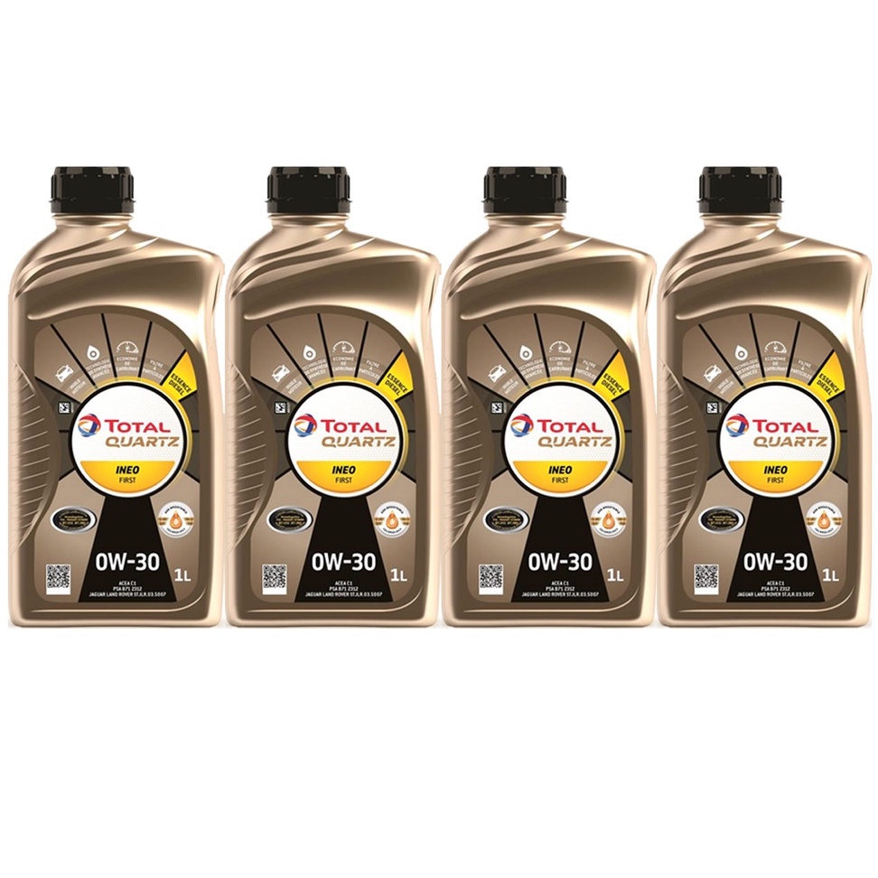 Kit 4 Total 0w30 Quartz INEO First Sintético | Shopee Brasil
