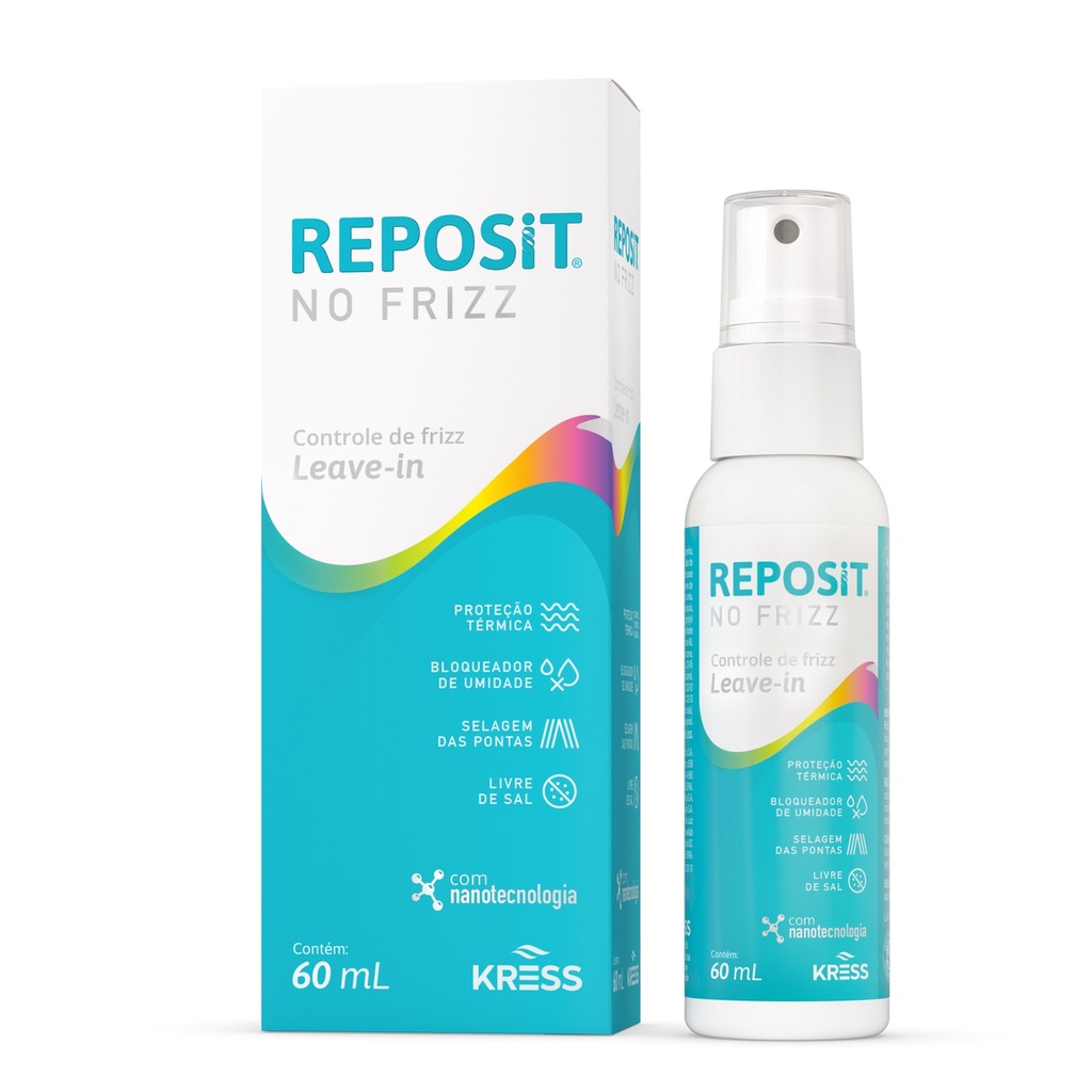 Reposit No Frizz Kress 60ml Leave-in | Shopee Brasil