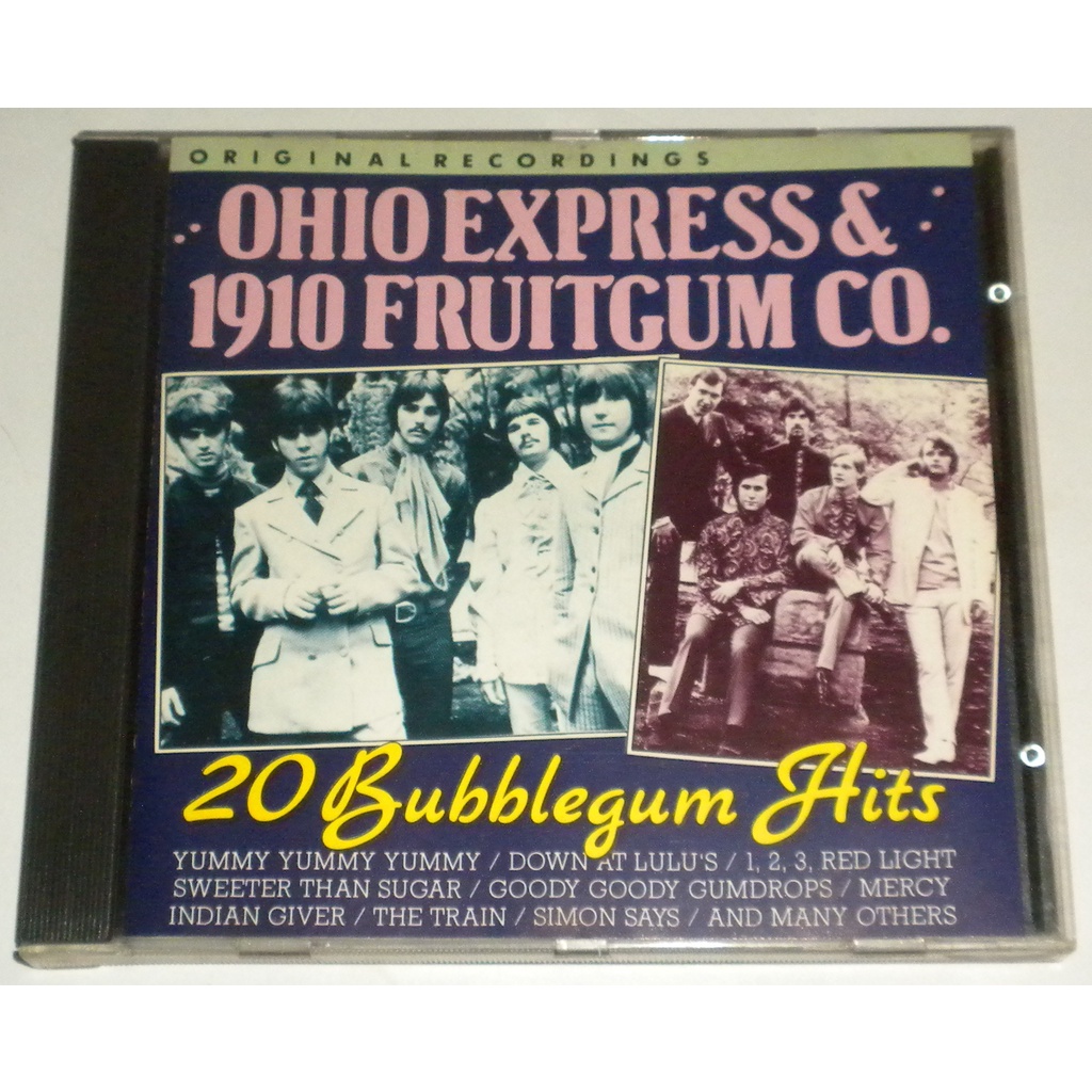 CD OHIO EXPRESS + 1910 FRUITGUM COMPANY; 20 Bubblegum Hits; coletânea ...