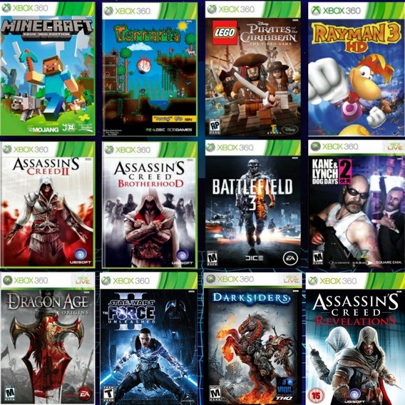Jogos Xbox 360 Desbloqueado Midia Fisica | Shopee Brasil