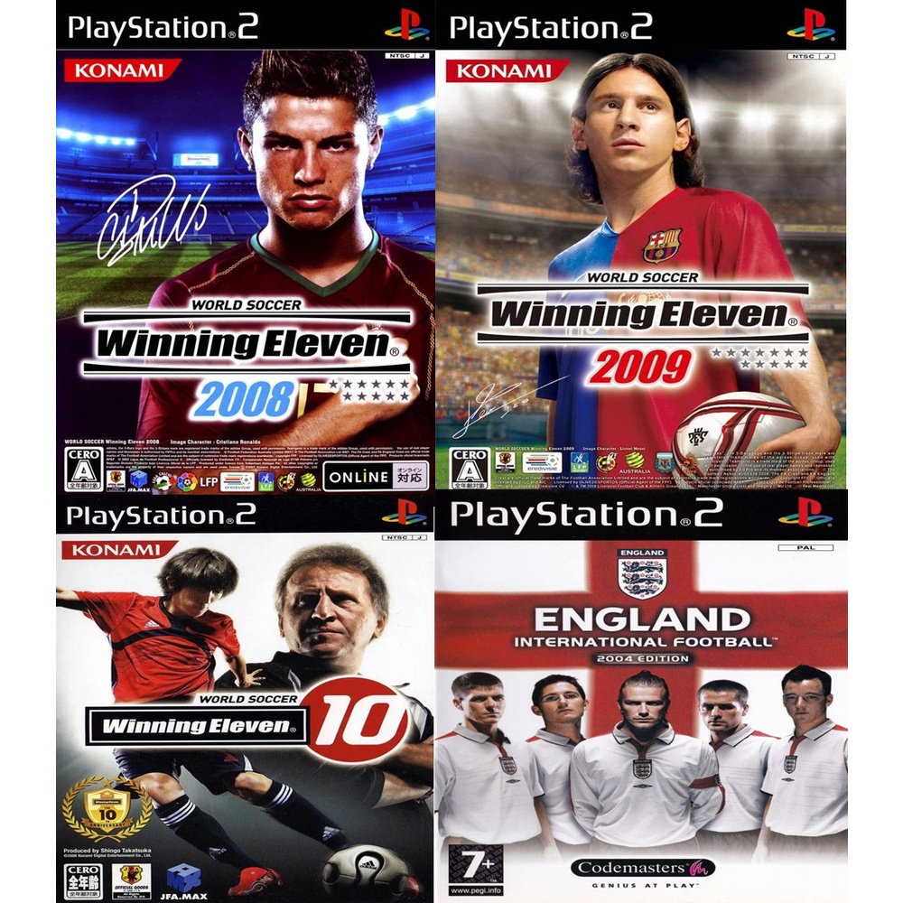Kit Winning Eleven + England International Football 2004 Edition com 4 ...