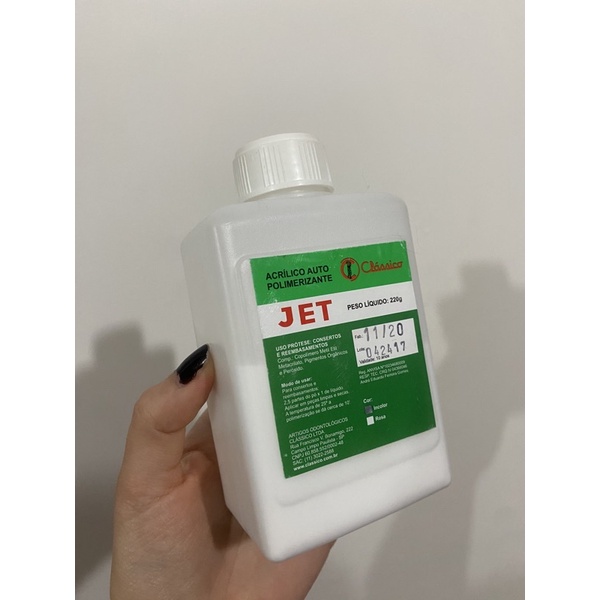 JET Resina Acrílica Autopolimerizável odontologia | Shopee Brasil