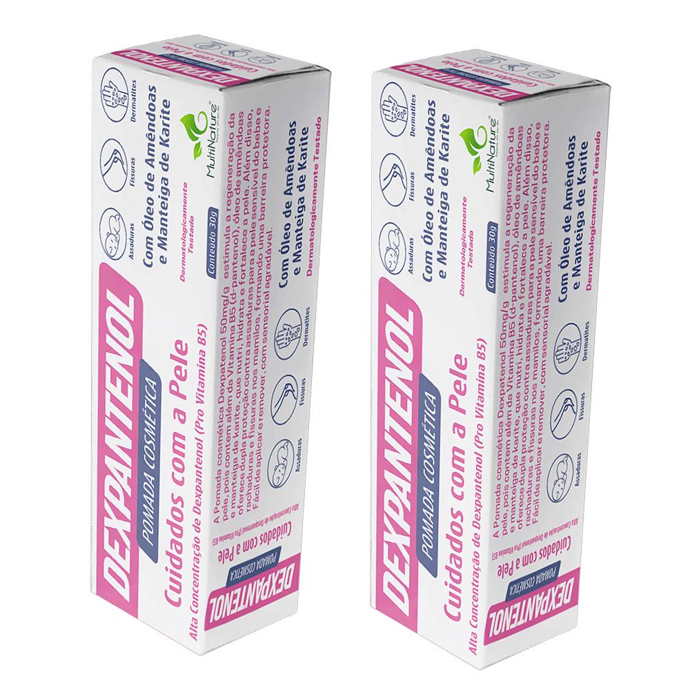 Kit 2 Dexpantenol Pomada Bisnaga 30g MultiNature | Shopee Brasil