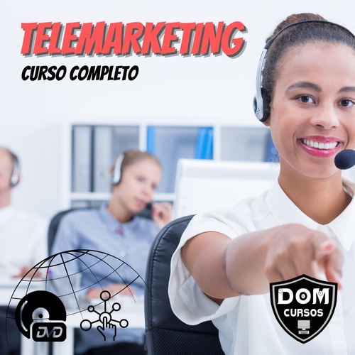 Curso Completo De Telemarketing Em Dvd | Shopee Brasil