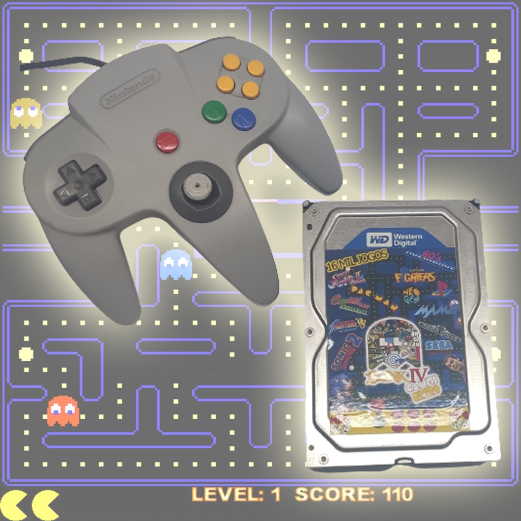 HD PC multijogos + controle N64 usb | Shopee Brasil