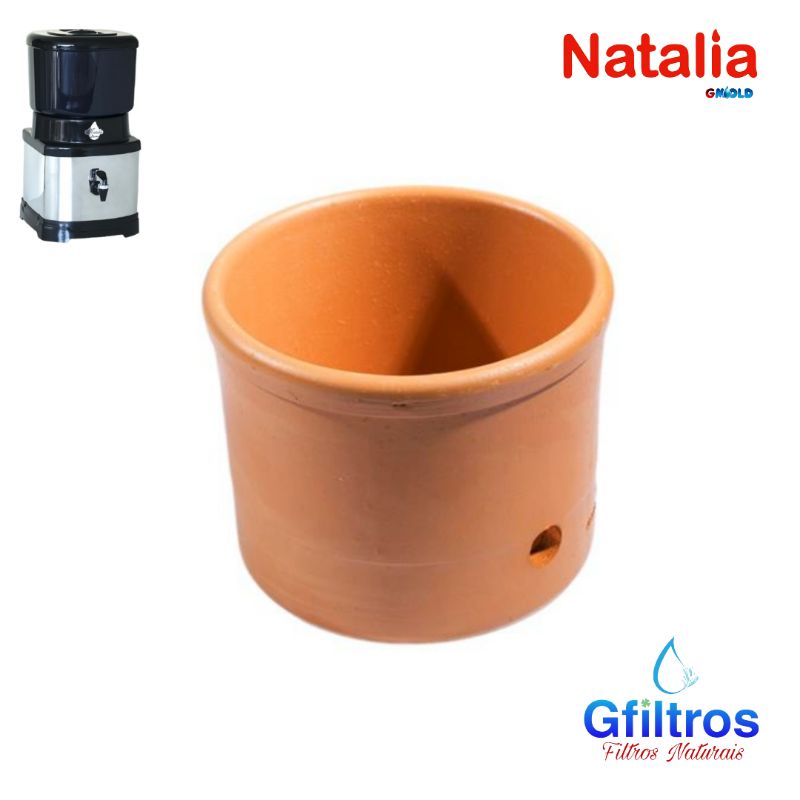 Cuba de barro para filtros e suportes Natalia e acquamar | Shopee Brasil