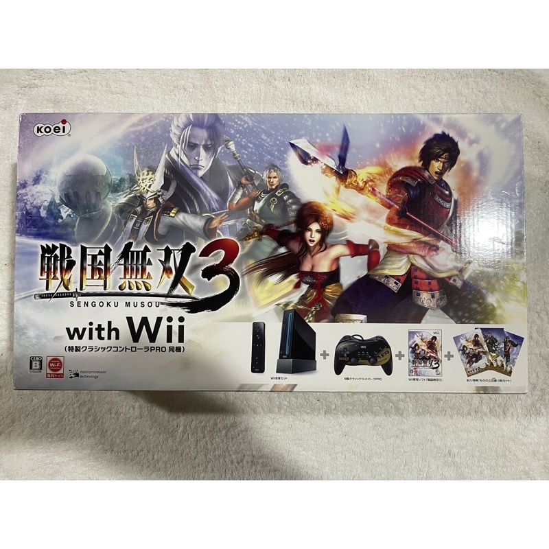 Nintendo Wii Black Sengoku Musou 3 Special Edition | Shopee Brasil