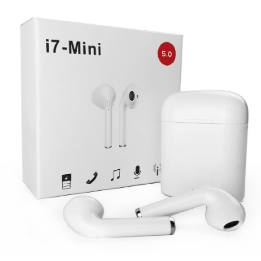 Fone Sem Fio i7 mini Tws Bluetooth Celular Com Microfone | Shopee Brasil