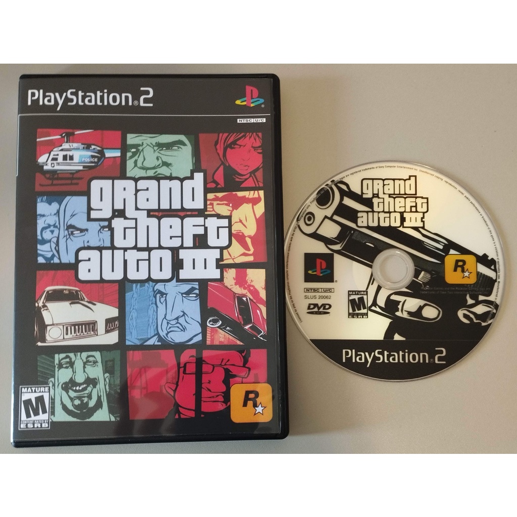 PS2 - Grand Theft Auto 3 III | Shopee Brasil