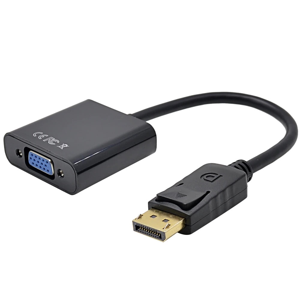 Cabo Adaptador Conversor Displayport Para Vga | Shopee Brasil