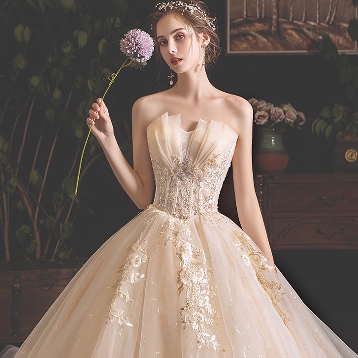 Vestido De Noiva Super Fada Mori Estilo Sonho Minimalismo Royal Court ...