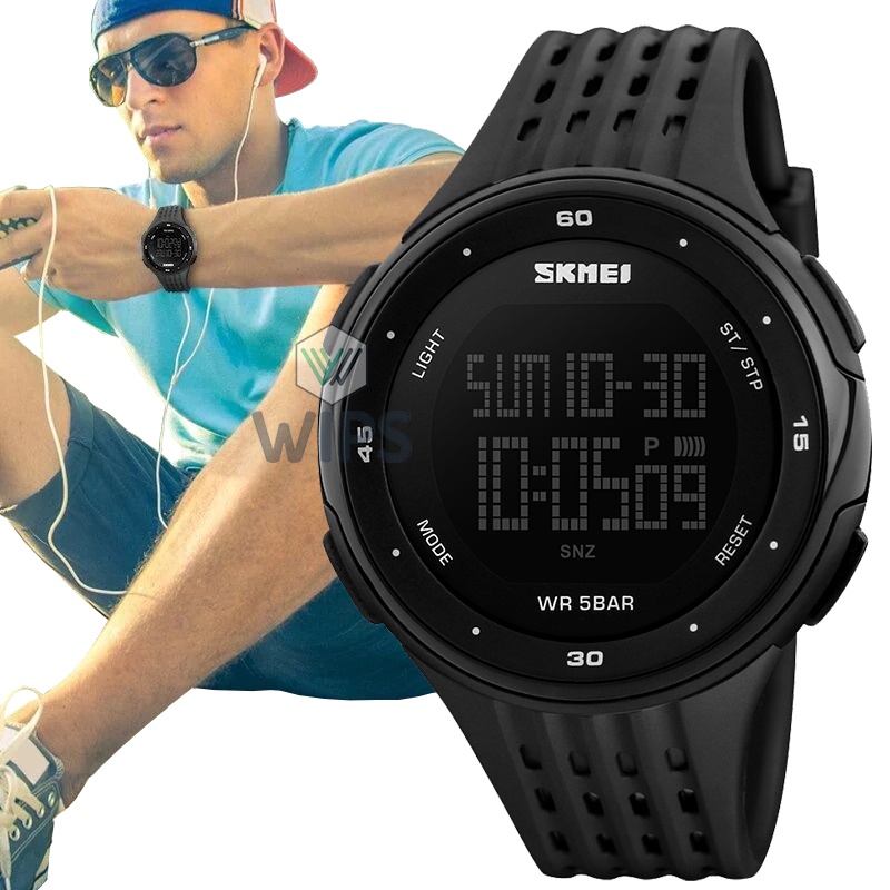 Relógio Masculino Skmei 1219 Esportivo Digital Original Led | Shopee Brasil
