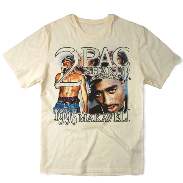 Camiseta Algodao Tupac Shakur 2Pac Rap Classico Hip Hop Rapper Trap ...
