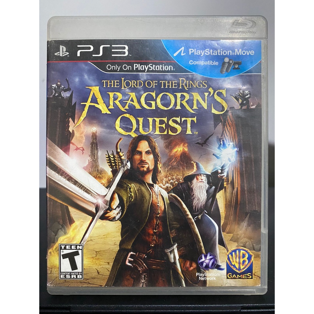 Aragorn's Quest The Lord of the Rings \ Move ~ P.S. III | Shopee Brasil