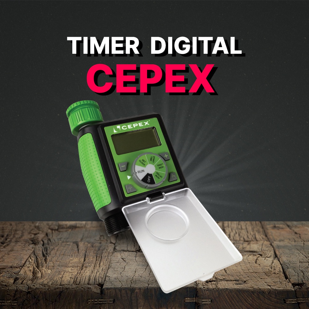 Timer/Temporizador Digital Cepéx - Irrigação Automática | Shopee Brasil