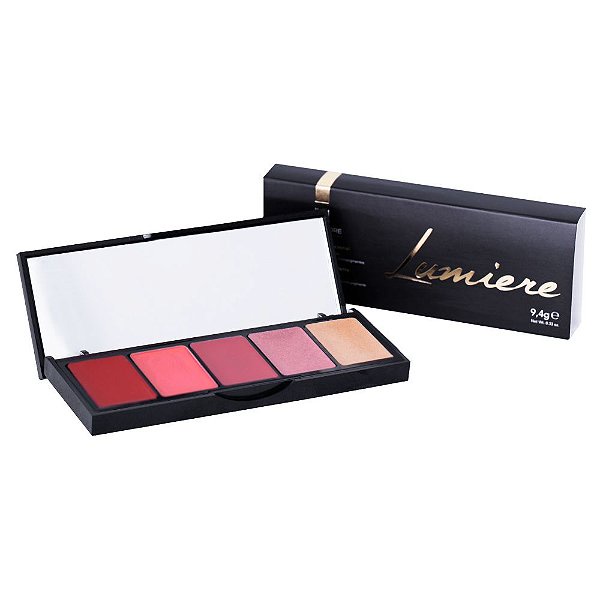 Paleta Multifuncional Lumiere 02 blush iluminador Make More | Shopee Brasil
