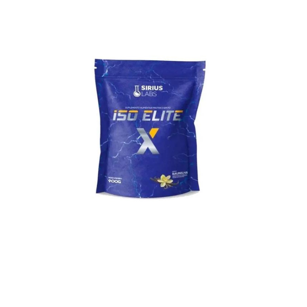 Iso Elite Whey Refil Chocolate 900g Sirius Labs | Shopee Brasil